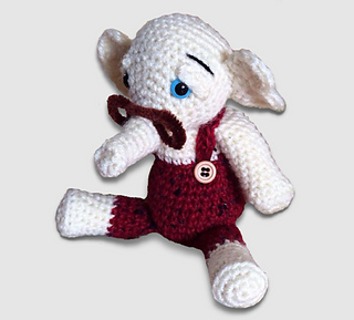 Ravelry: Chunky Elephant with Glasses pattern by Lonemer Creations