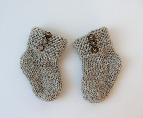 Ravelry: Libby's Baby Bean Socks pattern by Martha McKeon