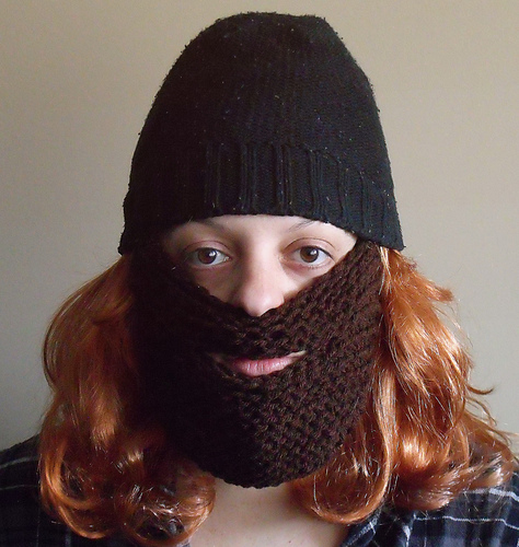 Ravelry: Loom knitting beard pattern by Christina Fasoula