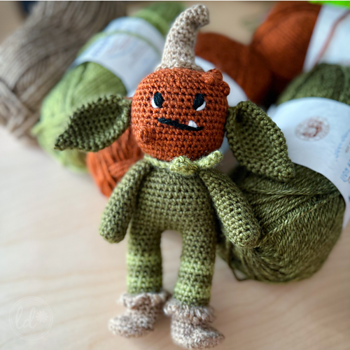 Ravelry: Jasper the Pumpkin Goblin pattern by Krissy Linderman
