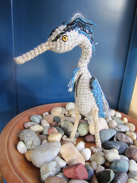 Ravelry: Blue or Grey Heron pattern by Lori Savichunas