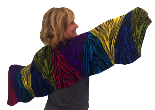 Ravelry: Zombie Shadows Outbreak Shawl pattern by Lorna Miser