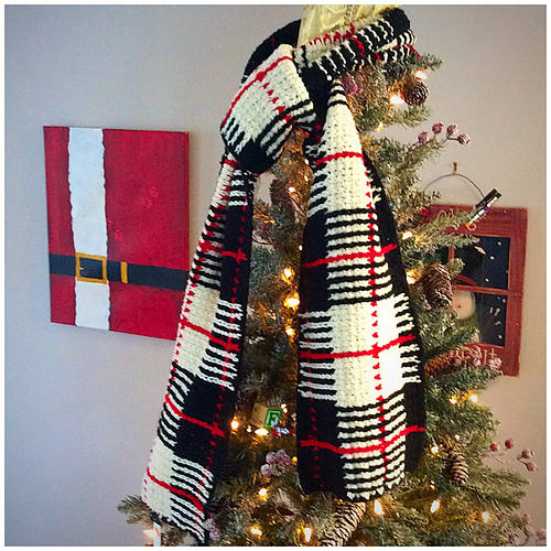 Ravelry: Plaid Super Scarf pattern by The Crochet Files