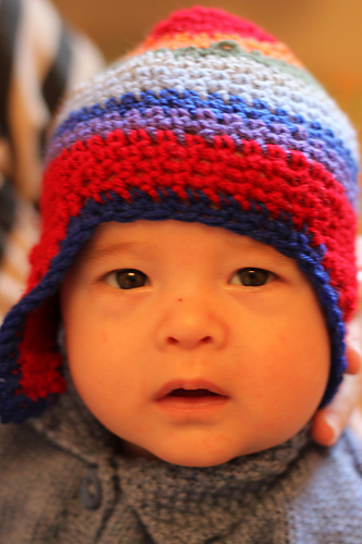 Ravelry: Quick and Easy Crochet Hippy Baby Hat pattern by Helen Rossiter