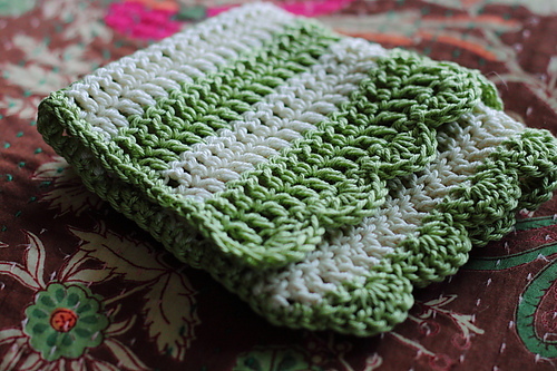 Ravelry: Crochet Cotton Baby Cloth pattern by Helen Rossiter