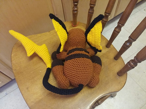 Ravelry: Raichu Plush pattern by Beth Mulligan of Skyfire Creations