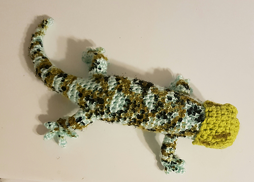 Ravelry: Monkey-Tailed Skink pattern by Beth Mulligan of Skyfire Creations