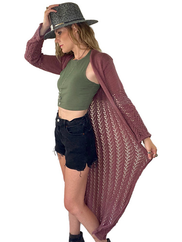 Ravelry: Silver Spring Lace Duster pattern by Amanda Lee