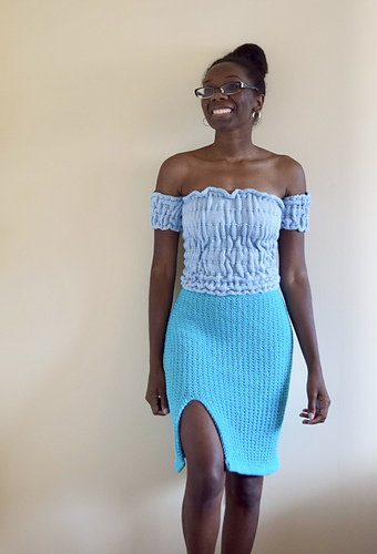 Ravelry: Red Rocks Split Skirt pattern by Amanda Lee