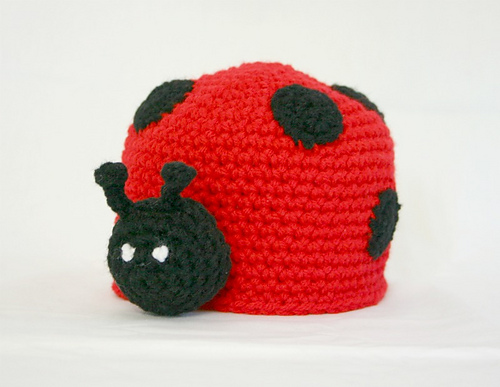 Ravelry: Infant Ladybug Beanie Hat pattern by Alaina Smith