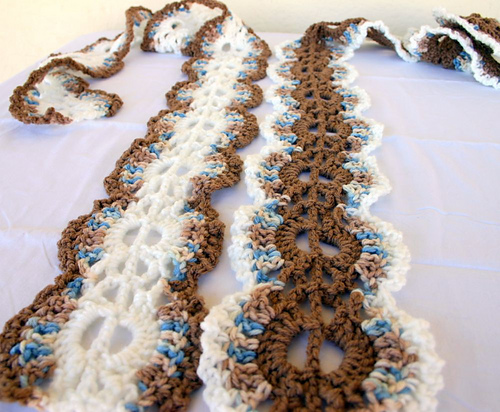 Ravelry: Lacy Waves Crochet Scarf pattern by Alaina Smith