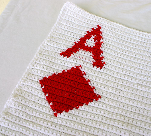 Ravelry: Ace of Diamonds afghan pattern by Alaina Smith