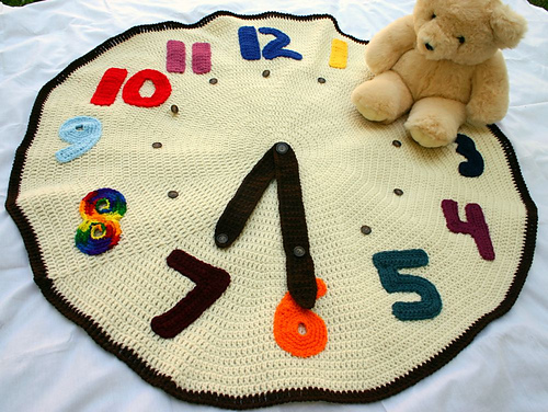 Ravelry: Clock Afghan pattern by Alaina Smith