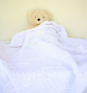 Ravelry: Double Diamond Cables Afghan pattern by Alaina Smith