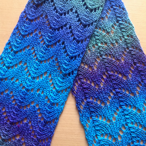 Ravelry: Julia Arrowhead Lace Scarf pattern by Lavish Craft