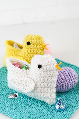 Ravelry: Spring Chick Basket pattern by Lindsey Dale