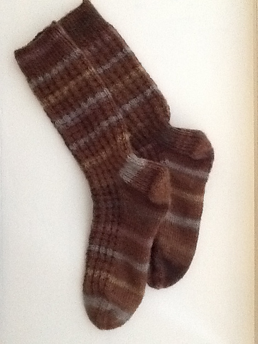 Ravelry: Waffle stitch socks pattern by L Schneemeyer
