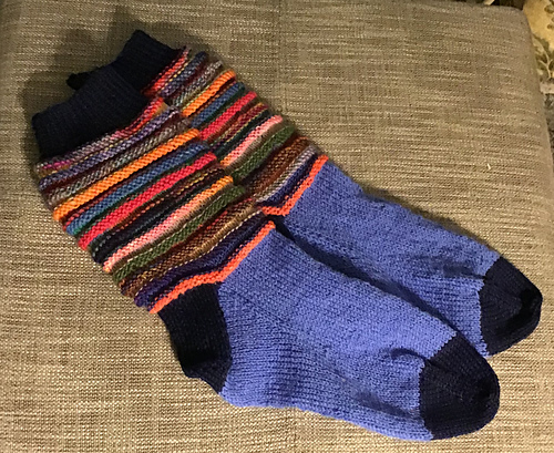 Ravelry: Colorful stashbuster socks pattern by L Schneemeyer