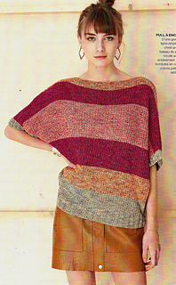 Ravelry: # 18 Pull pattern by Phildar Design Team