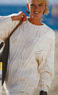 Ravelry: # 11 Pull écru pattern by Sandra Magazine