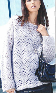 Ravelry: # 01 Pull motif losanges ajourés pattern by Stricktrends ...