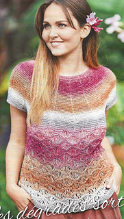 Ravelry: # 16 Haut en motif ondulé pattern by Regina Bühler