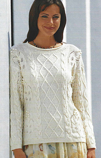 Ravelry: Pull motifs à feuilles et losanges pattern by Sabrina Special ...