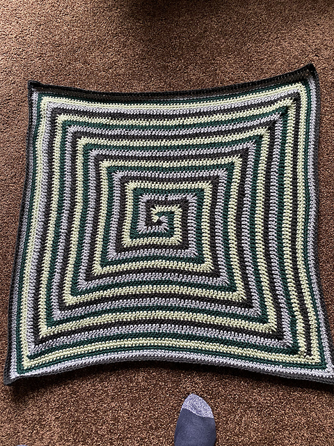 Ravelry: Spiraling into Spring Afghan pattern by Lion Brand Yarn
