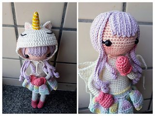 Ravelry: Babi, the Unicorn Lady pattern by Lumy Leven
