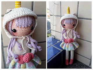 Ravelry: Babi, the Unicorn Lady pattern by Lumy Leven