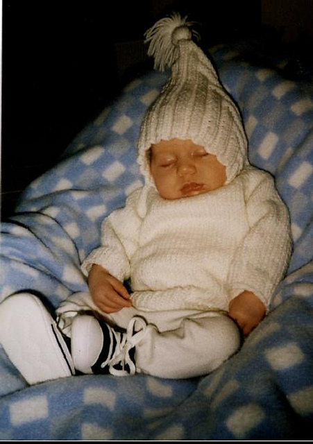 Ravelry: The "Poor Baby" Sweater pattern by Lori Utley