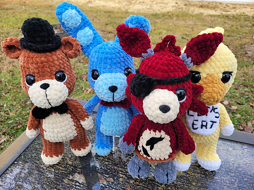 Ravelry: FNAF Foxy pattern by Rachel Strutman