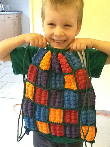 Ravelry: Building Blocks Crochet Backpack pattern by Tamara Kelly
