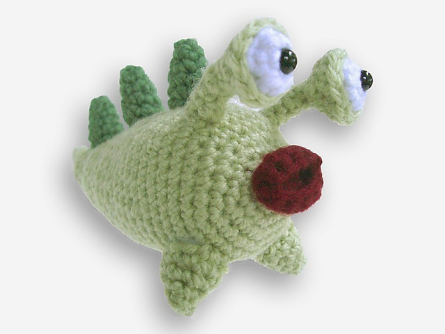 Ravelry: Sid the Alien Slug pattern by Lesley Wiltshire