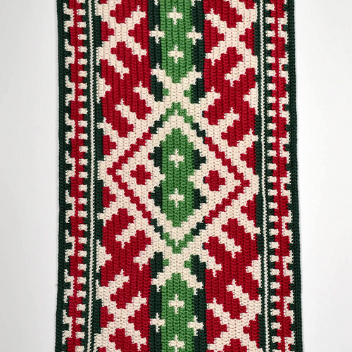 Ravelry: Mosaic Rake Cross pattern by Vita Mašalienė