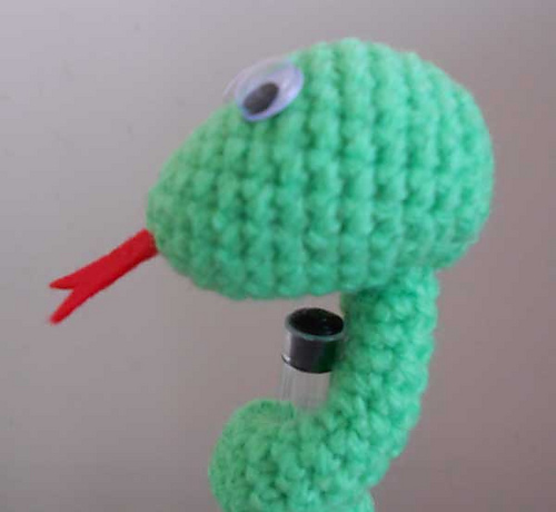 Ravelry: Spike the Snake Amigurumi - Pen / Pencil Topper pattern by ...