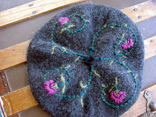 Ravelry: Stella's Felted beret pattern by Lynda McArdell