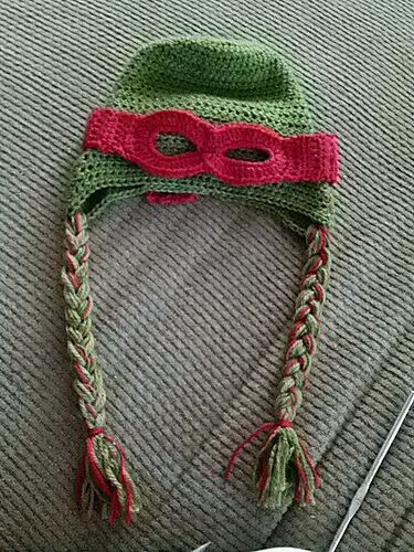 Ravelry: Ninja Turtle Hat/Mask pattern by Jaime George