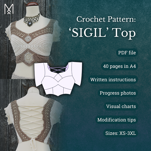 Ravelry: Sigil Top pattern by Roosa Lundström