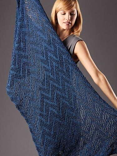 Ravelry: Glowing Chevron Wrap pattern by Patons