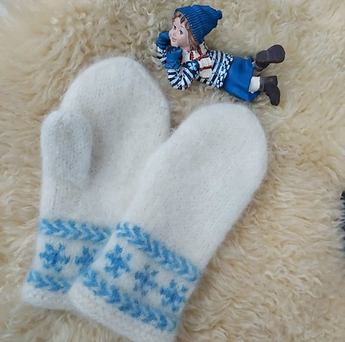Ravelry: Enkle Vintervotter / Winter mittens pattern by MaBe