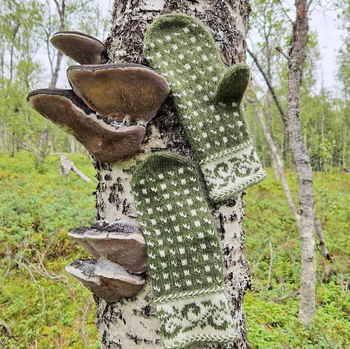 Ravelry: Nordlendervotter / Nordic mittens pattern by MaBe