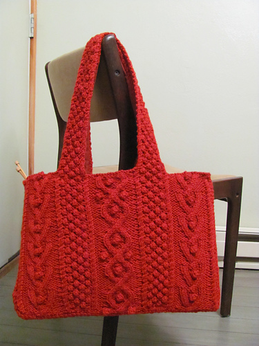 Ravelry: # 01 Tweed Shoulder Bag pattern by Debbie Bliss