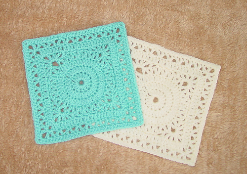 Ravelry: Topaz 9 Inch Square pattern by Susan Hinton