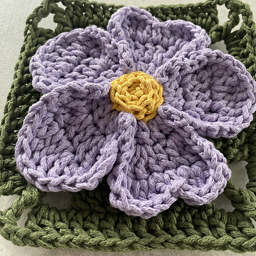 Ravelry: Anemone (Windflower) Granny Square pattern by Anna Lisek