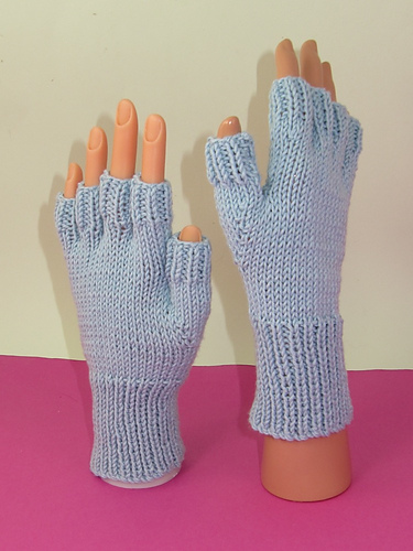 Ravelry: Simple Short Finger Gloves pattern by Christine Grant