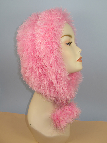 Ravelry: Faux Fun Fur Bonnet pattern by Christine Grant
