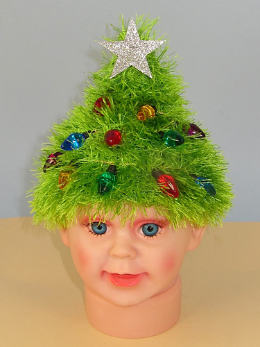 Ravelry: Childrens Easy Christmas Tree Beanie Hat pattern by Christine ...