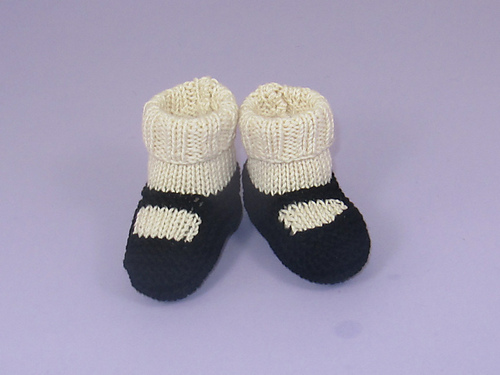 Ravelry: Baby 2x2 Rib Cuff Sock and Slipper Booties pattern by ...