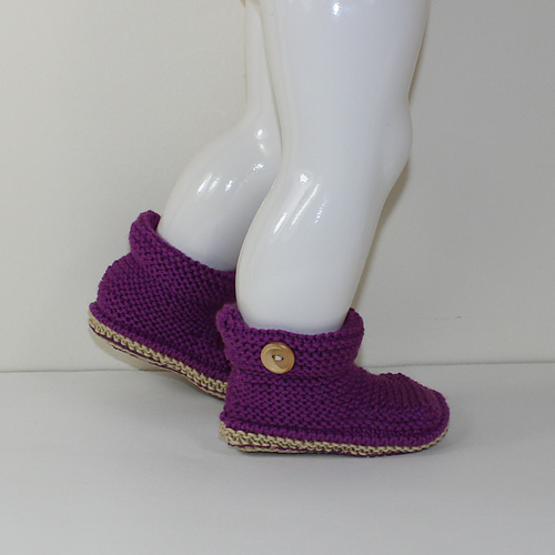 Ravelry: Toddler One Button Ankle Boots pattern by Christine Grant